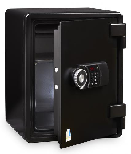 Locktech Jumbo Safe ES031D Black - Safes Galore