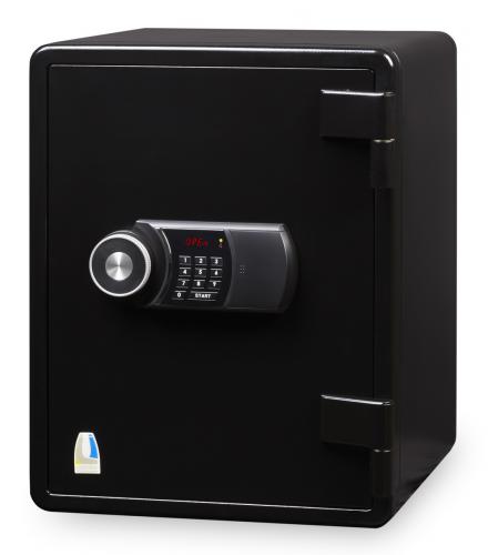 Locktech Jumbo Safe ES031D Black - Safes Galore